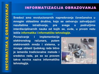 1 informatika u obrazovanju | PPT