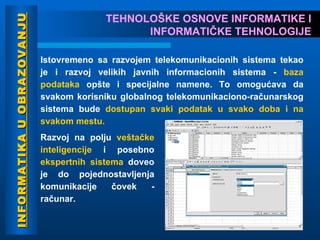 1 informatika u obrazovanju | PPT