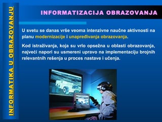1 informatika u obrazovanju | PPT