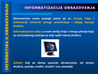 1 informatika u obrazovanju | PPT