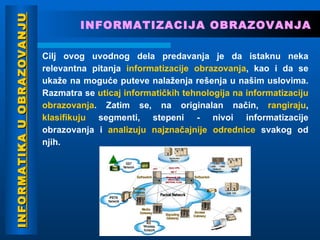 1 informatika u obrazovanju | PPT