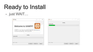 Installing of XAMPP - Local PC Server.pdf | Computing | Technology & Computing