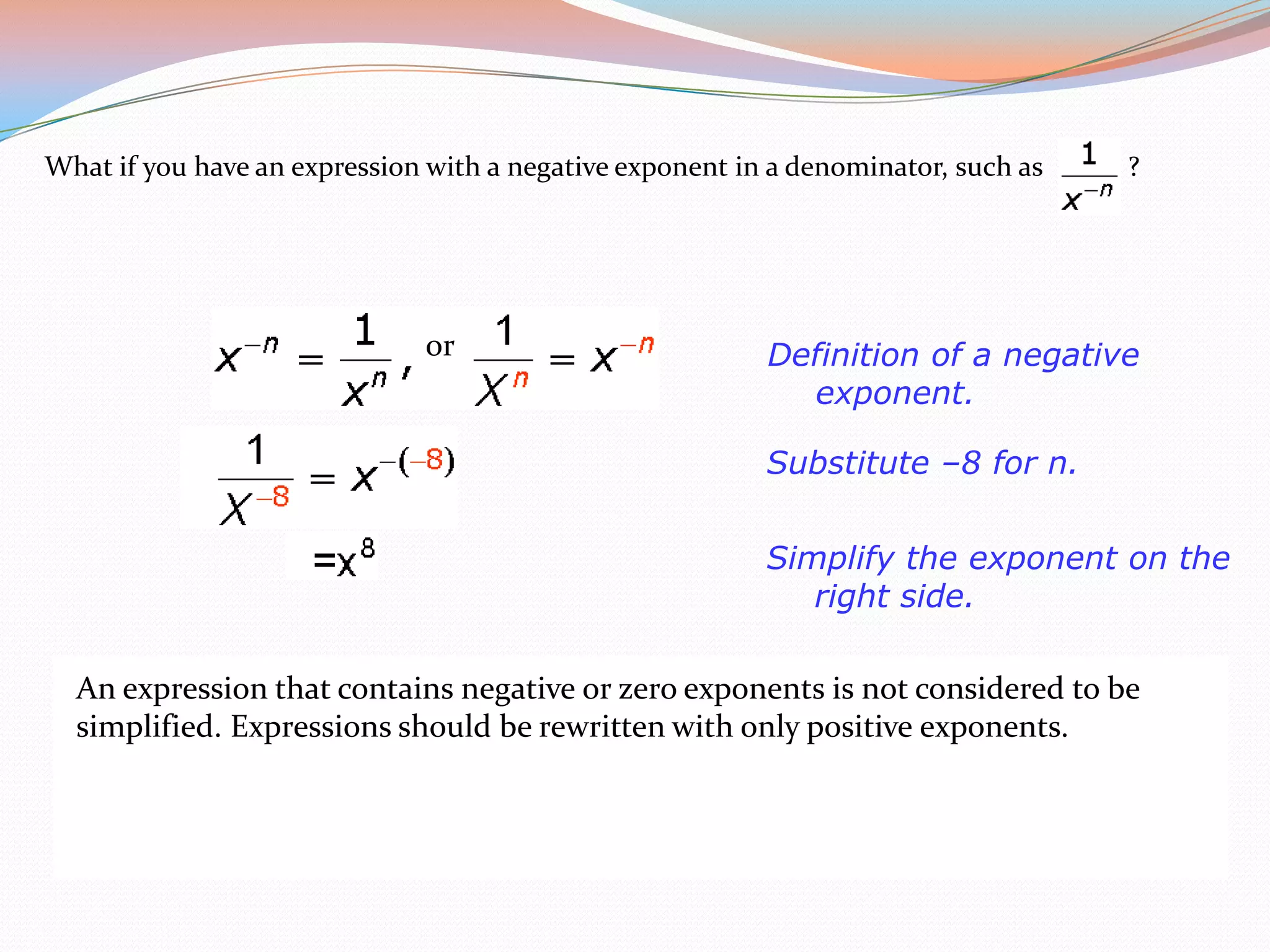 Integral Exponents | PPTX