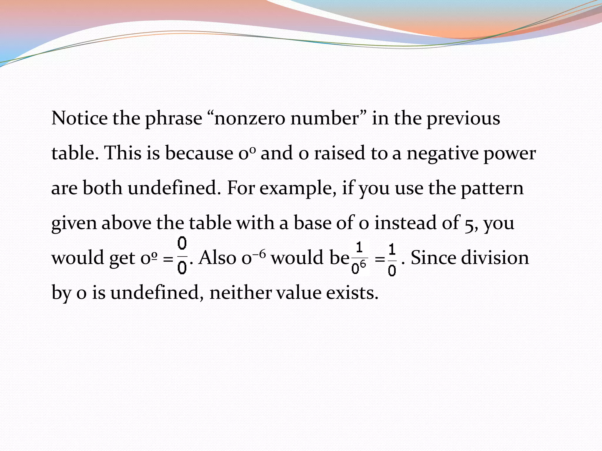 Integral Exponents | PPTX