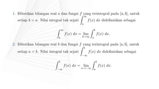 1 Integral Tak Sejati kalkulus dan geometri analitik | PDF