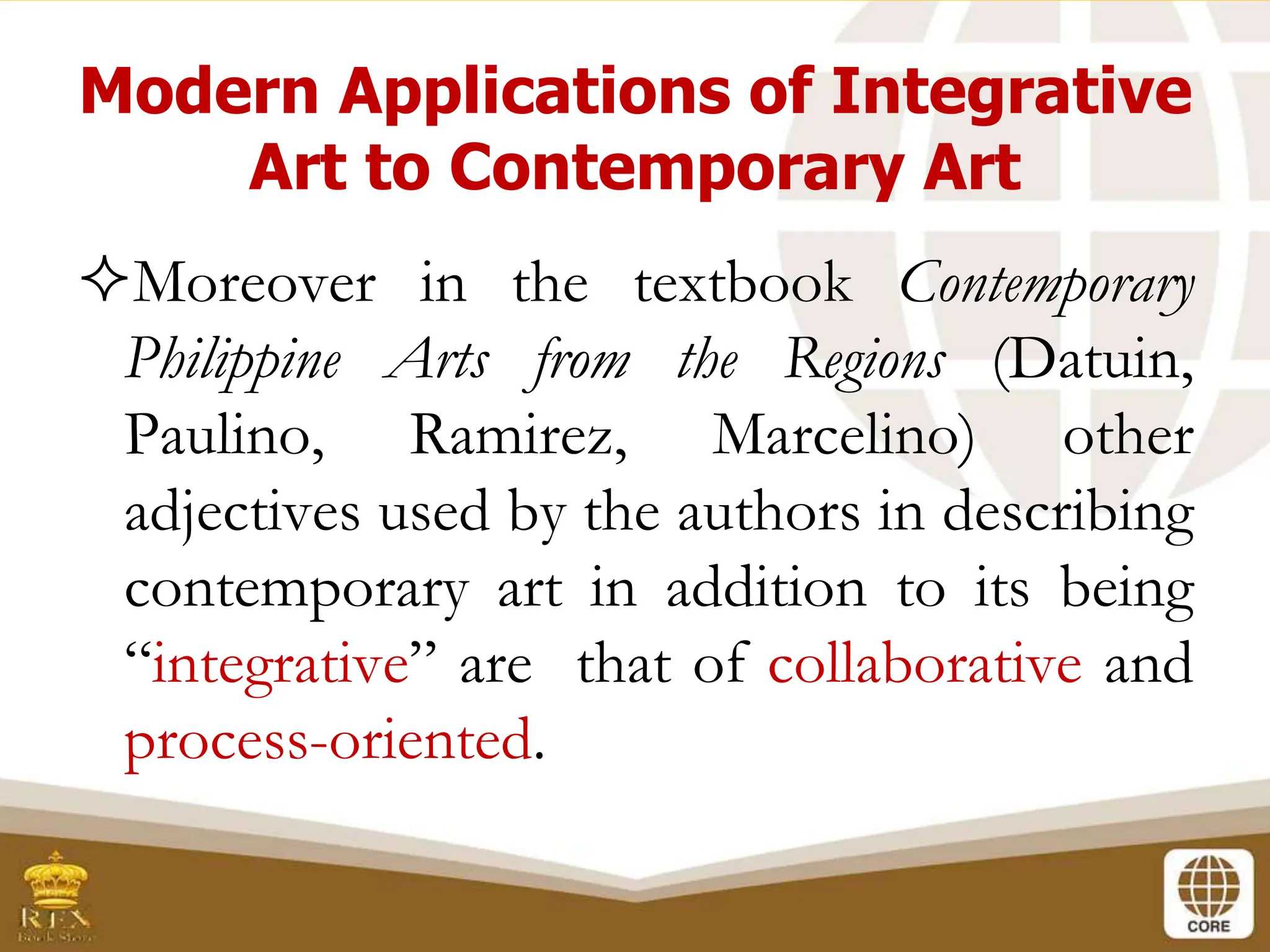 1_Integrative_Art_as_Applied_to_Contemporary_Arts.pptx | Modern Art ...
