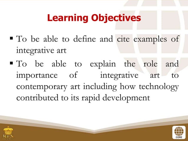 1_Integrative_Art_as_Applied_to_Contemporary_Arts.pptx | Modern Art ...