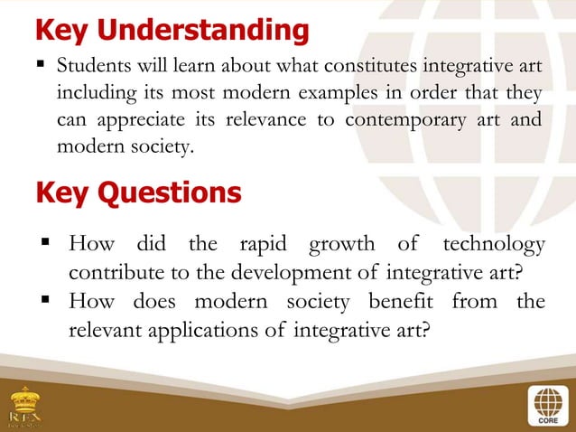 1_Integrative_Art_as_Applied_to_Contemporary_Arts.pptx | Modern Art ...