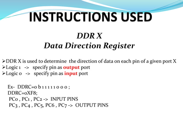 Basic interfacing of LEDs | PPT
