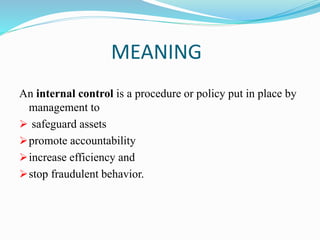 internal control pptx | PPT