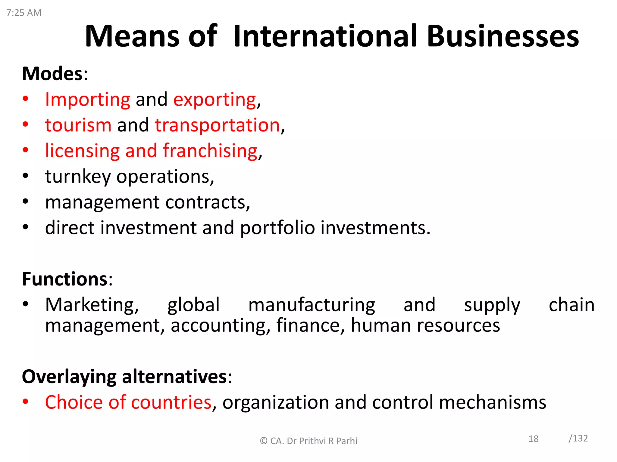International Trade & Business | PPSX