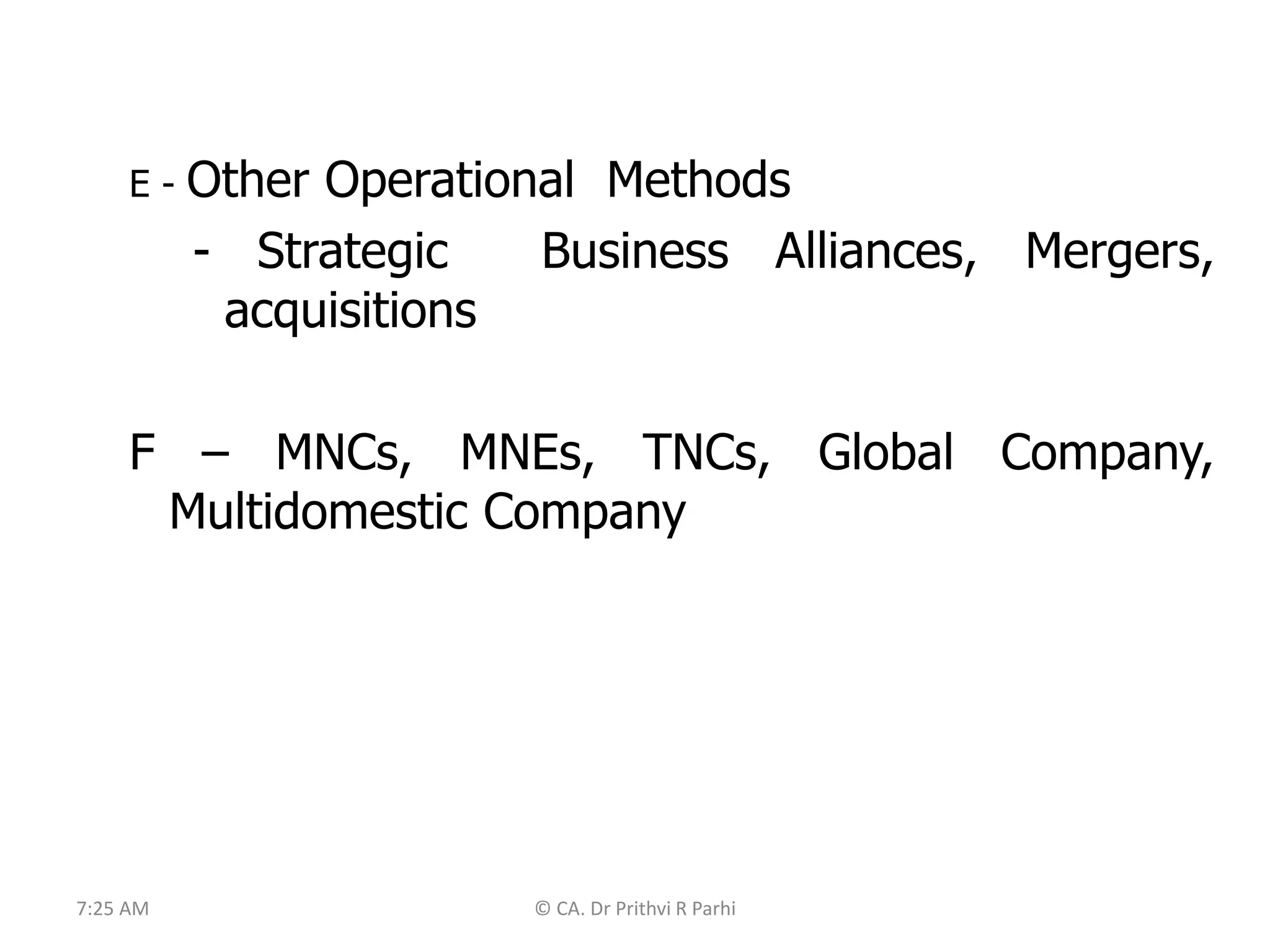 International Trade & Business | PPSX