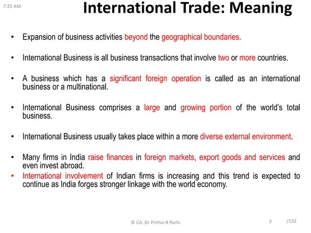 International Trade & Business | PPSX