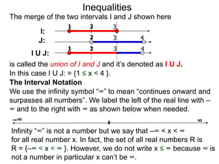 Interval Notation Union
