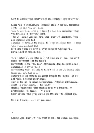 1 Interview Research Paper Since our interview essay | PDF