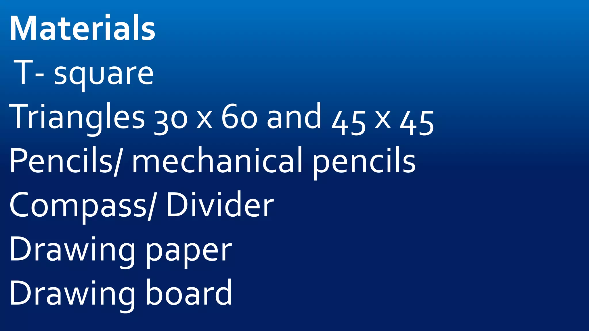 Mechanical Drafting | PPTX