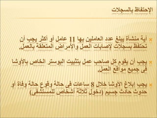 First introduction in OSHA lectures based on CRF | PPT