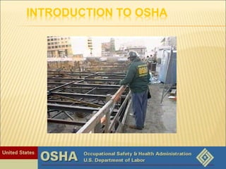 First introduction in OSHA lectures based on CRF | PPT