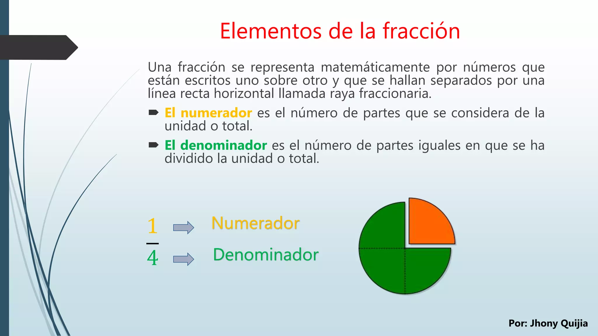 Lectura y escritura de números fraccionarios | PPTX