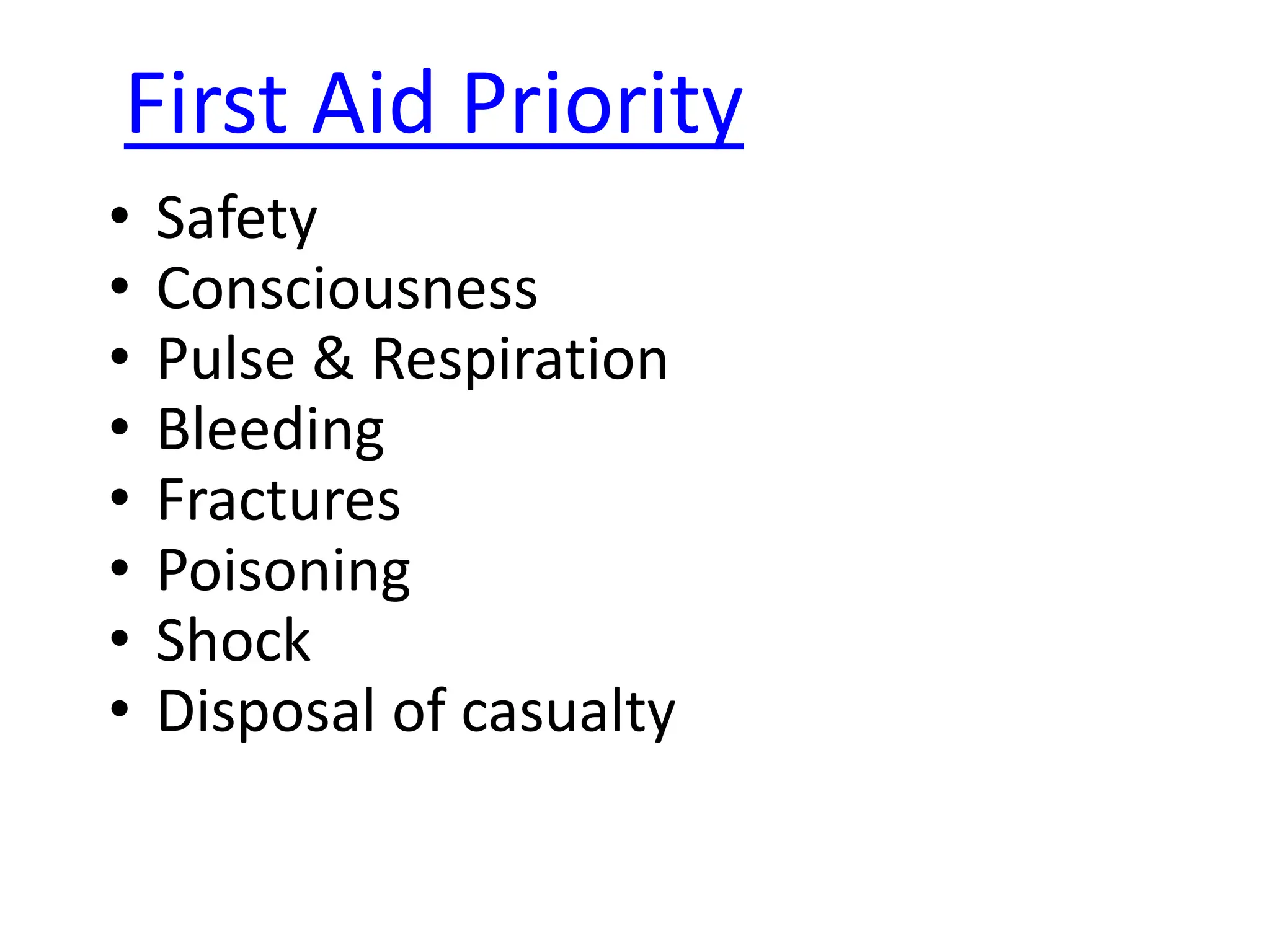 First aid Introduction basics of First aid.pptx