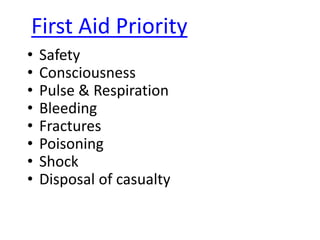 First aid Introduction basics of First aid.pptx