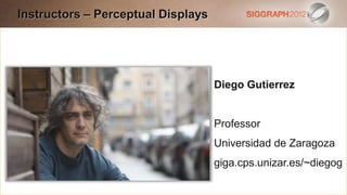 SIGGRAPH 2012 Computational Display Course - 1 introduction | PPT