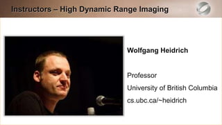 SIGGRAPH 2012 Computational Plenoptic Imaging Course - 1 Introduction | PPTX | Cameras and ...