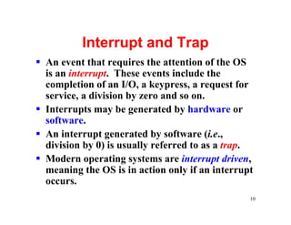 1 introduction | PDF | Operating Systems | Computer Software and ...