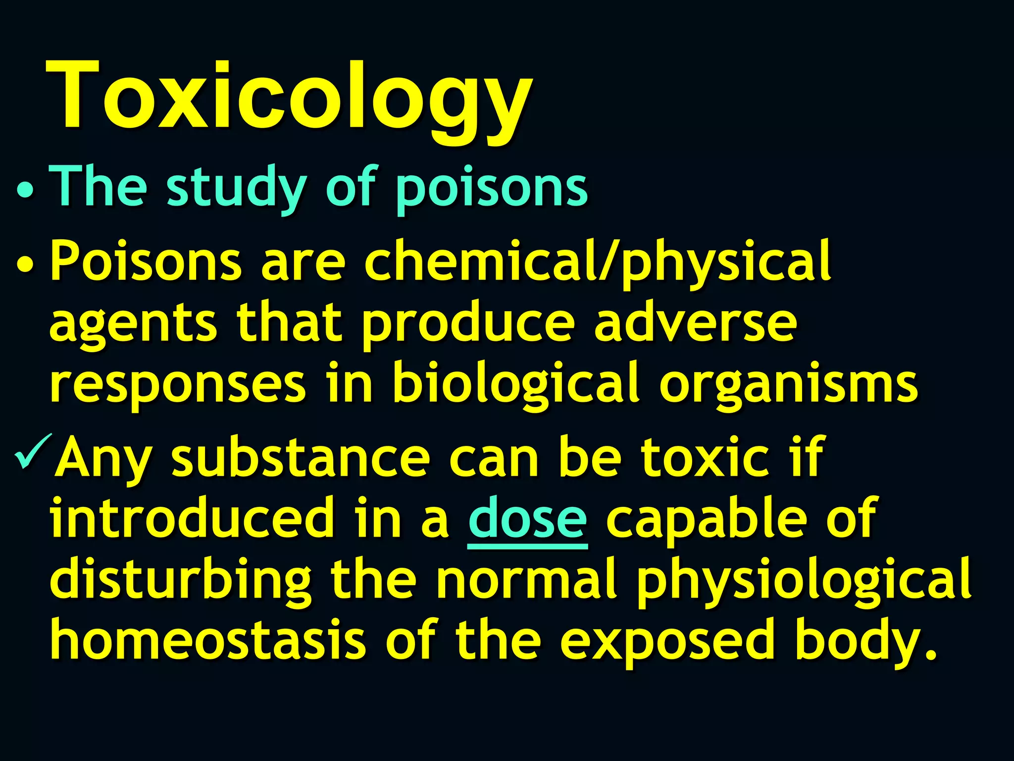 INTRODUCTION TO TOXICOLOGY | PPTX