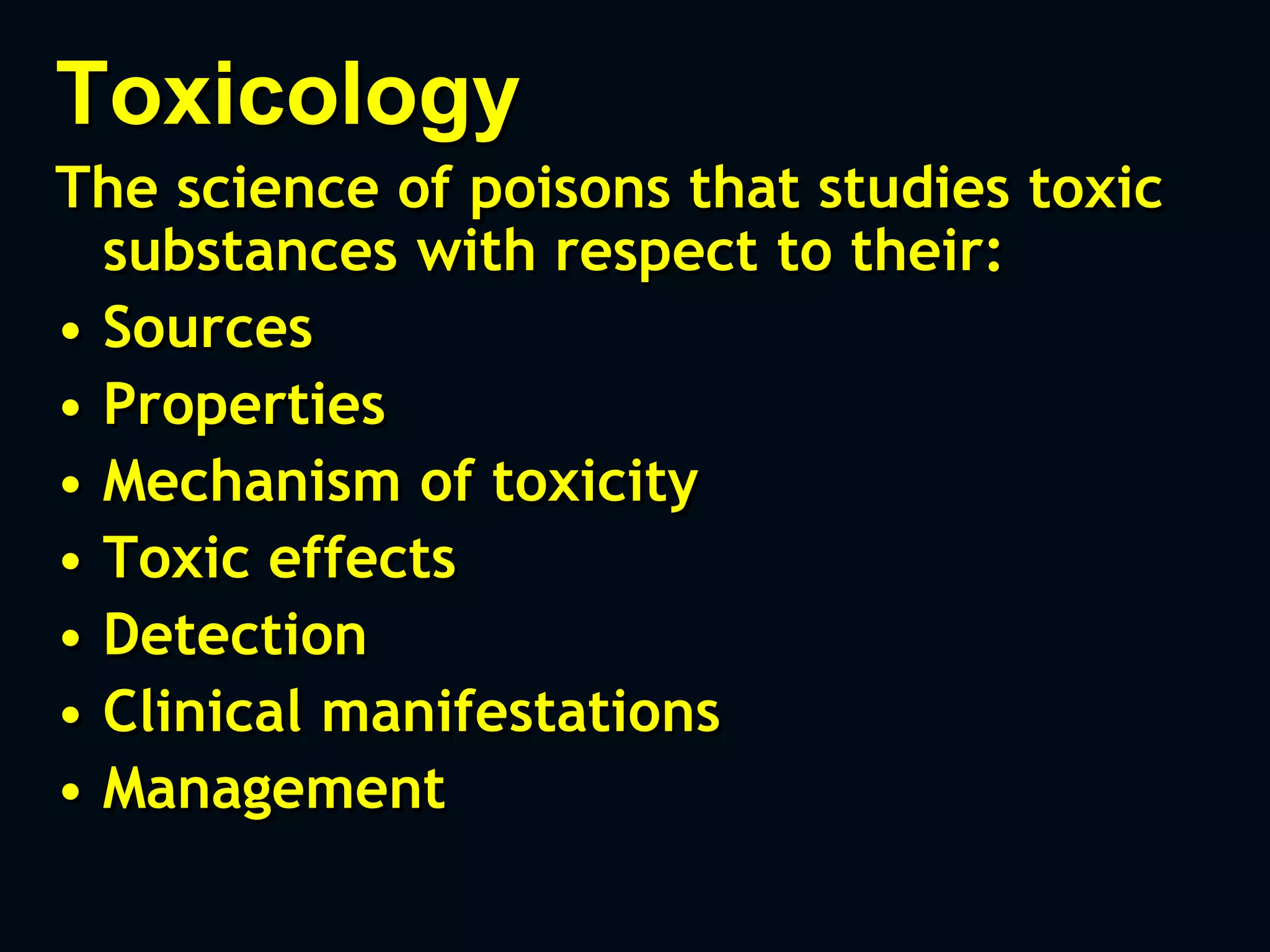 INTRODUCTION TO TOXICOLOGY | PPTX