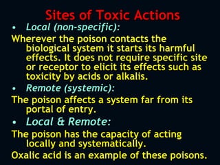INTRODUCTION TO TOXICOLOGY | PPTX