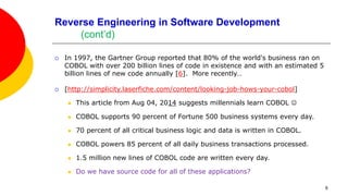 Introduction to Software Reverse Engineering | PPT