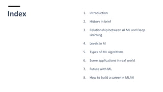Machine Learning and Artificial Intelligence | PPT
