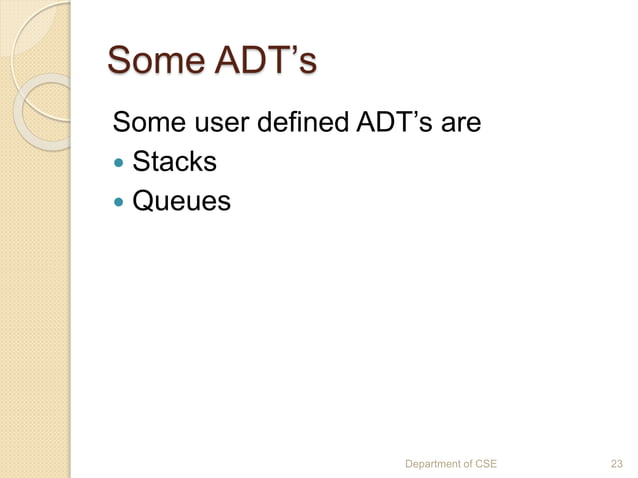 Introduction To Data Structure Ppt Ppt