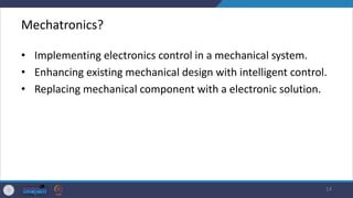 1 introduction of mechatronics | PDF