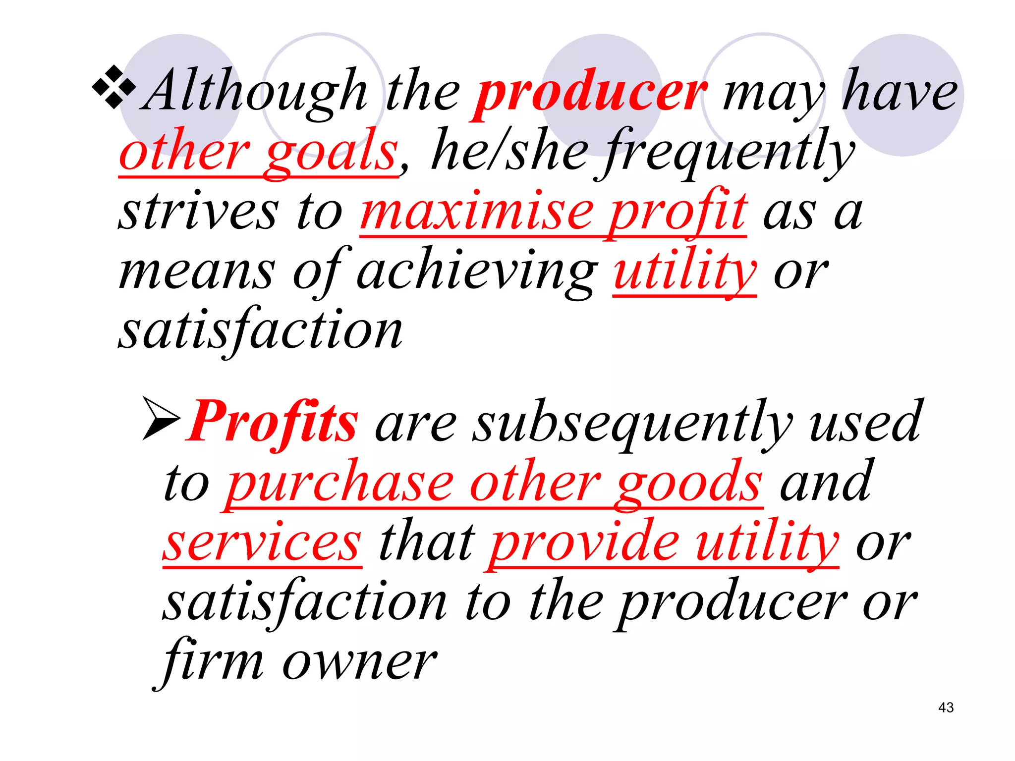 1_Introduction to crops and livestock production economics | PPT