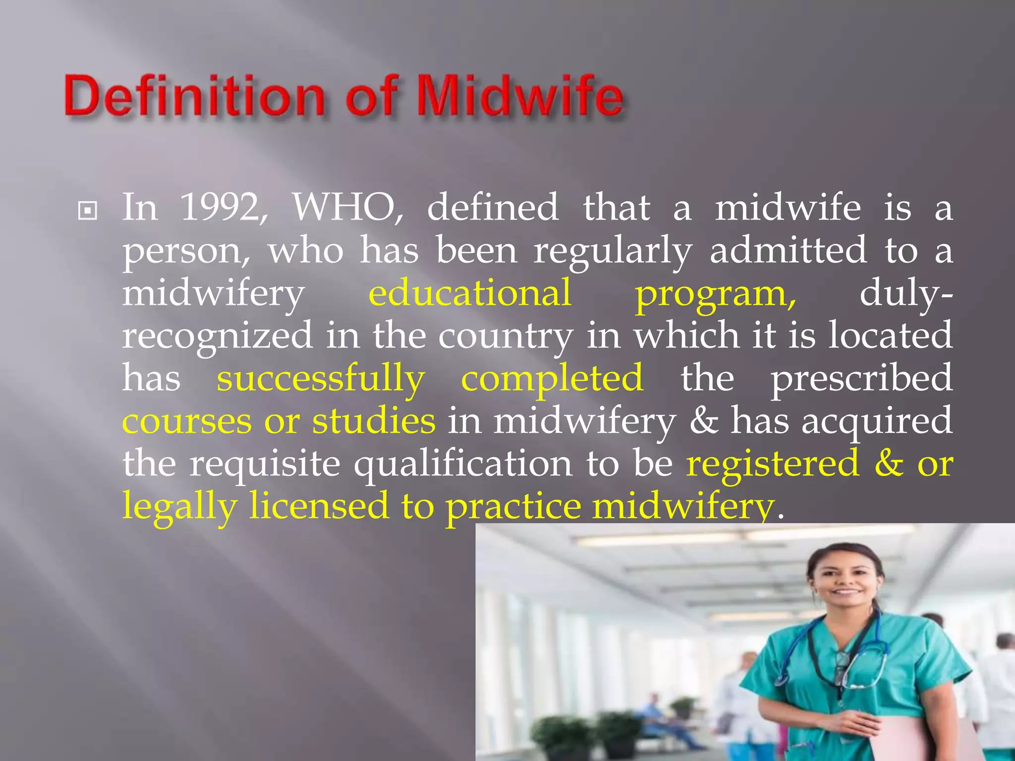 INTRODUCTION-MIDWIFERY | PPTX