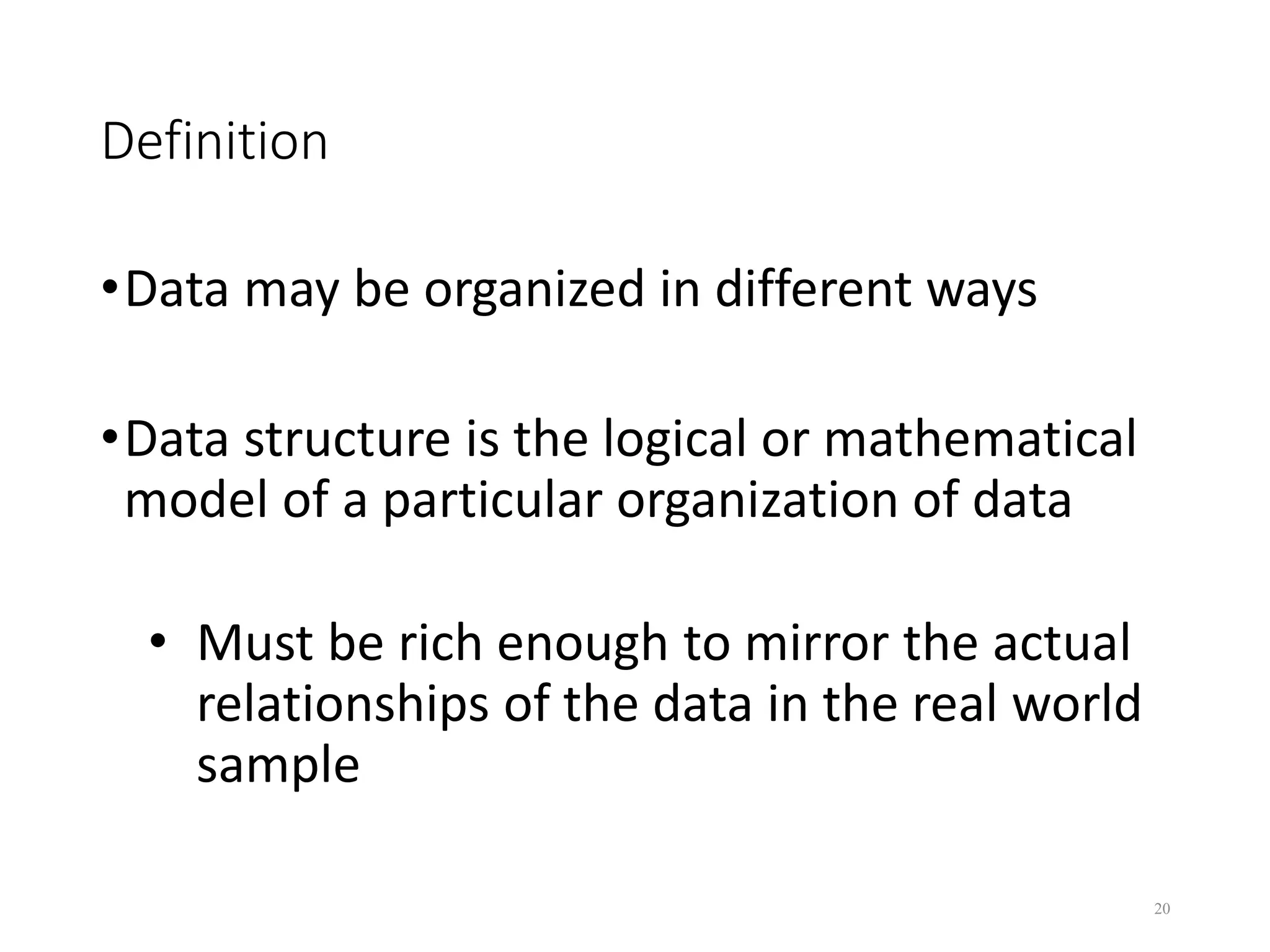 Introduction to Data Structures on C++ Language | PPT