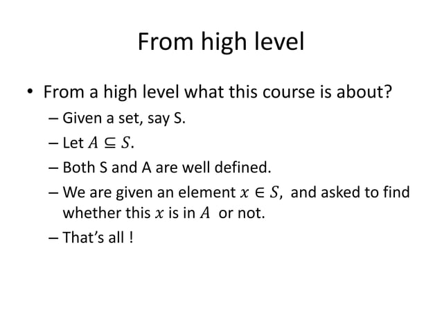 Theory of Introduction in Computer Science | PPT