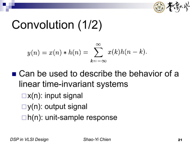 introduction to digital signal processing systems | PPT