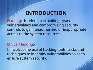 Ethical Hacking & Countermeasures v.8 1 | PPT