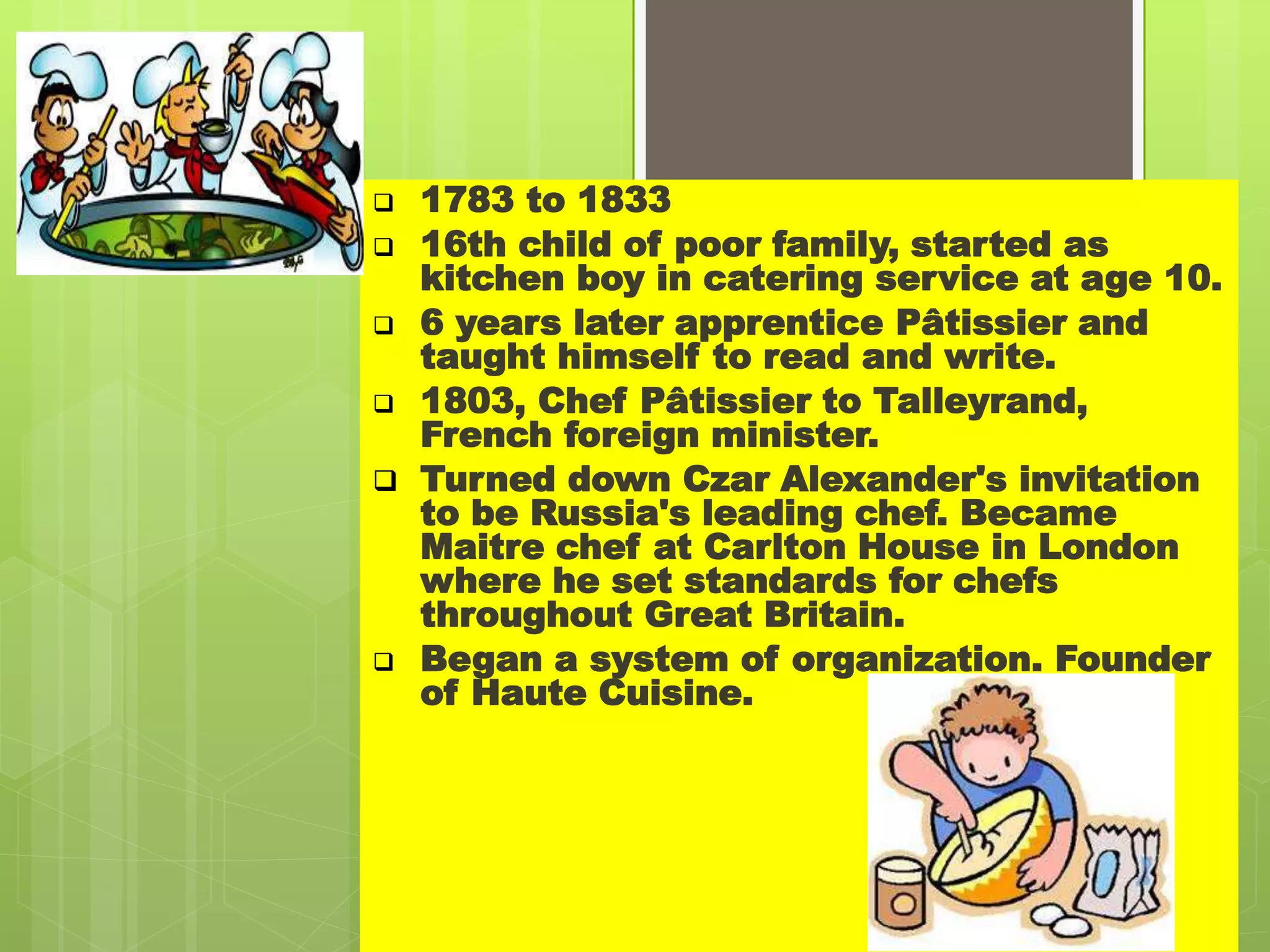 Introduction -History of Culinary | PPTX