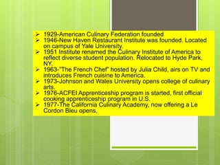 Introduction -History of Culinary | PPTX