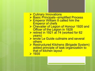 Introduction -History of Culinary | PPTX