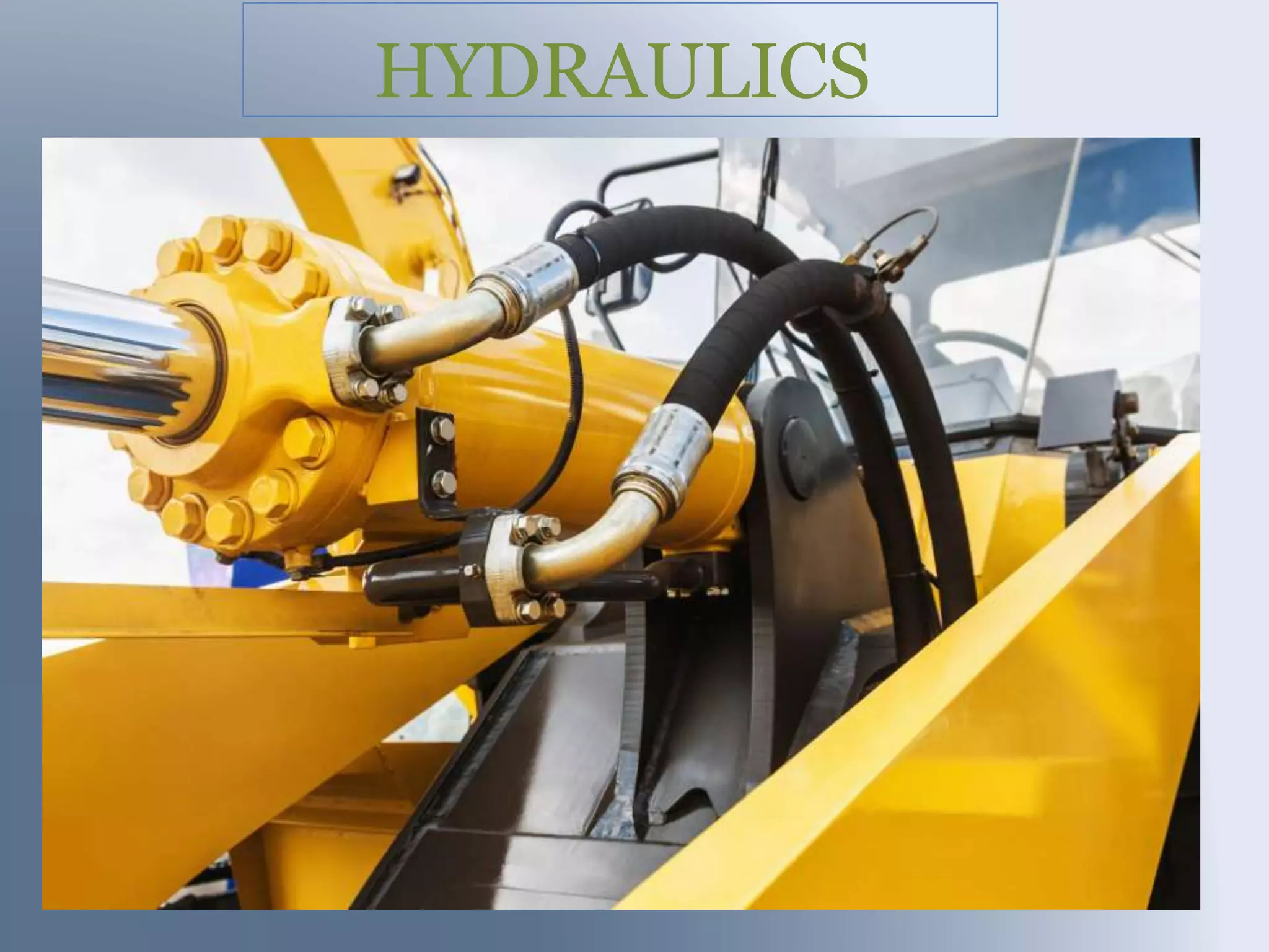 1Introduction basics of hydraulics | PPT