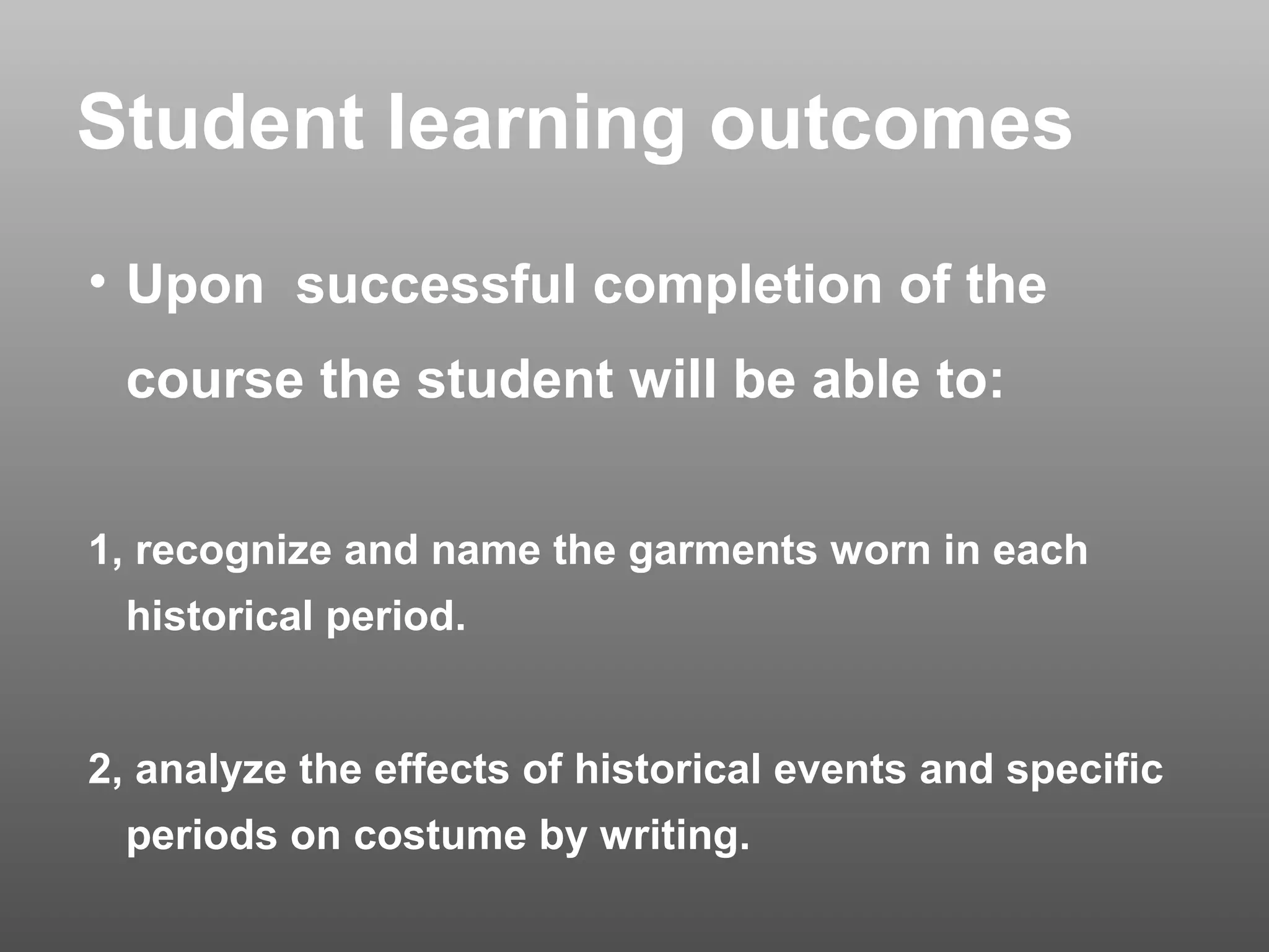 1, introduction costume and history | PPT