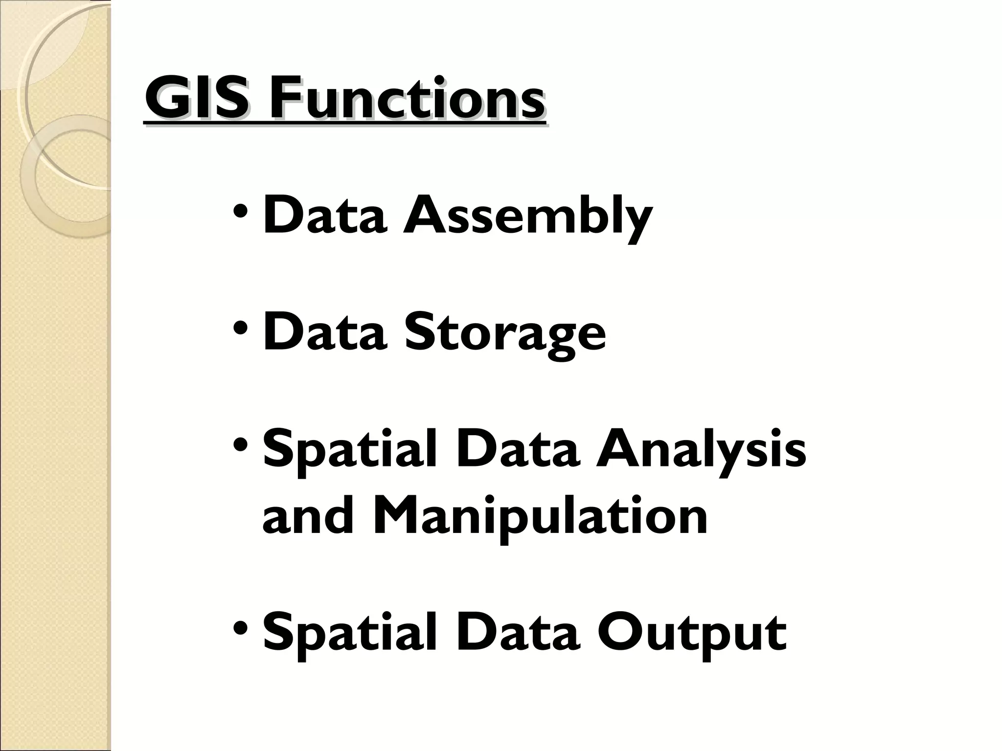 Introduction To GIS | PPT | Geography | Science