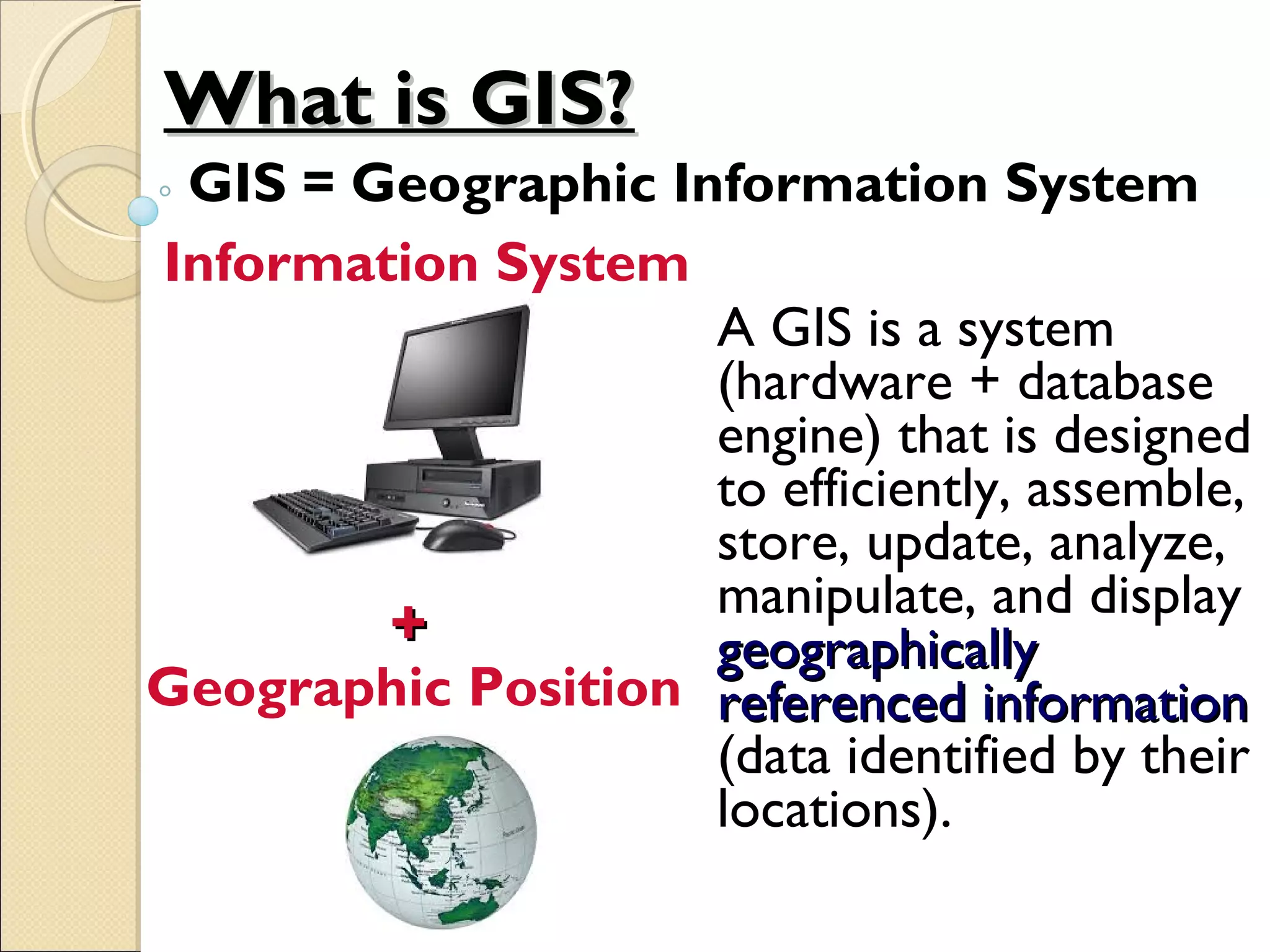 Introduction To GIS | PPT