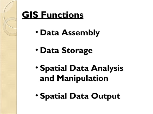 Introduction To GIS | PPT | Geography | Science