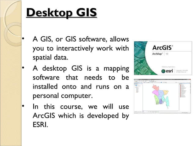 Introduction To GIS | PPT | Geography | Science